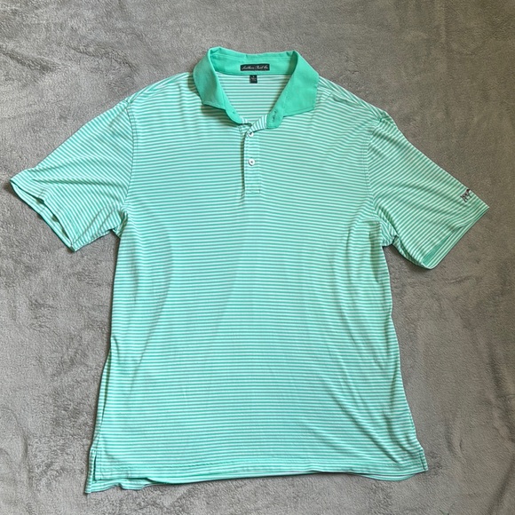Southern Point Co. | Shirts | Mens Green Striped Southern Point Co Polo ...